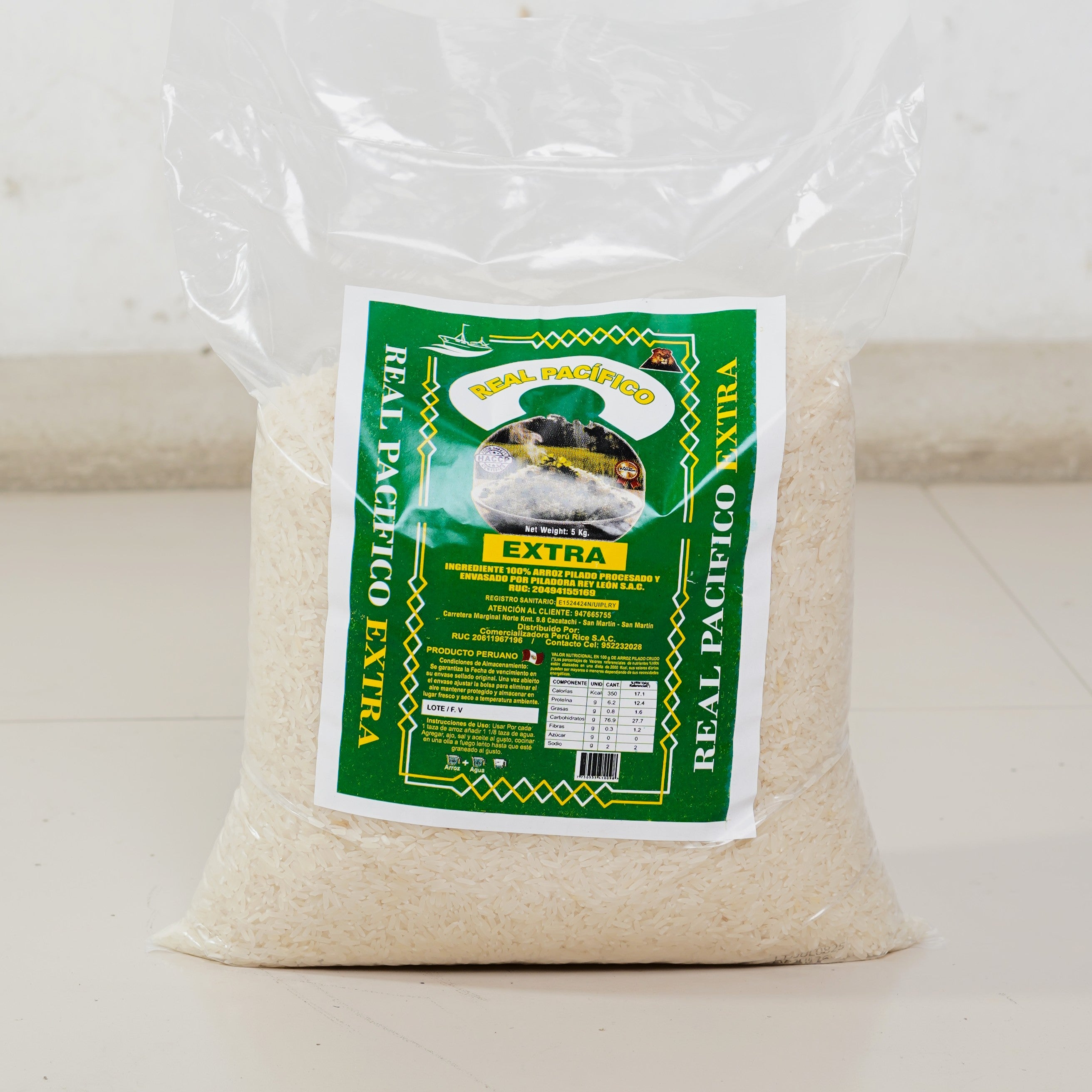 Arroz Extra Verde 5 Kg – Arroz Pacífico